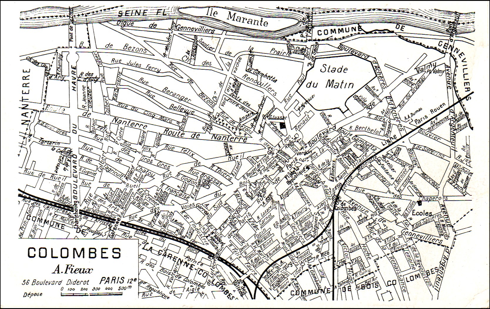 Plan-colombes-1936-lr | Colombes notre Ville.