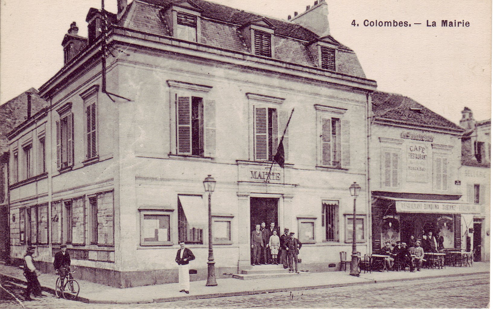 carte-postale-ancienne-mairie-de-colombes | Colombes notre Ville.