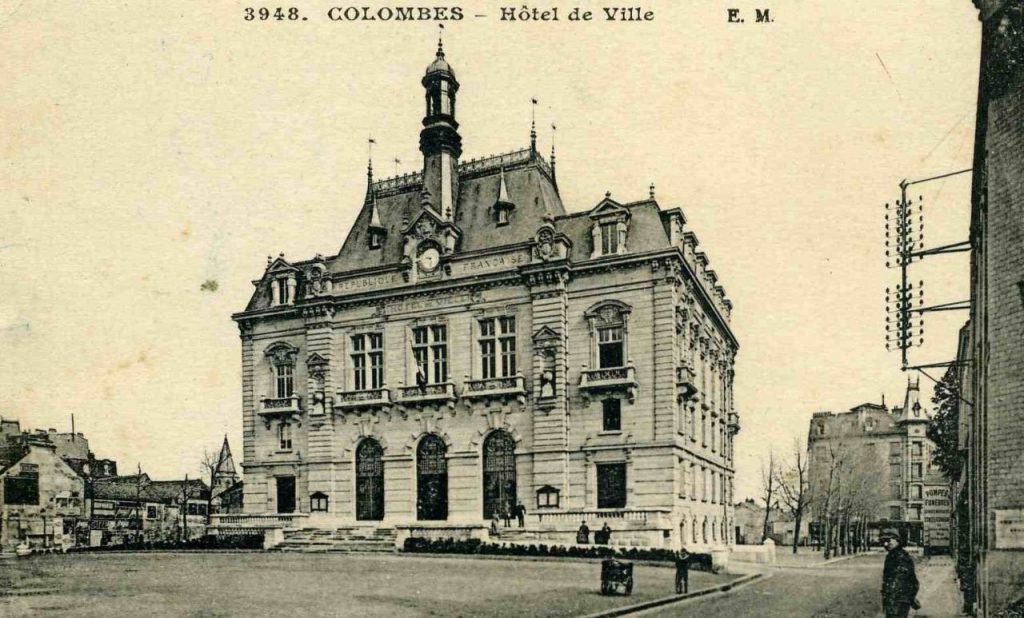 carte-postale-colombes-mairie-1924 | Colombes notre Ville.
