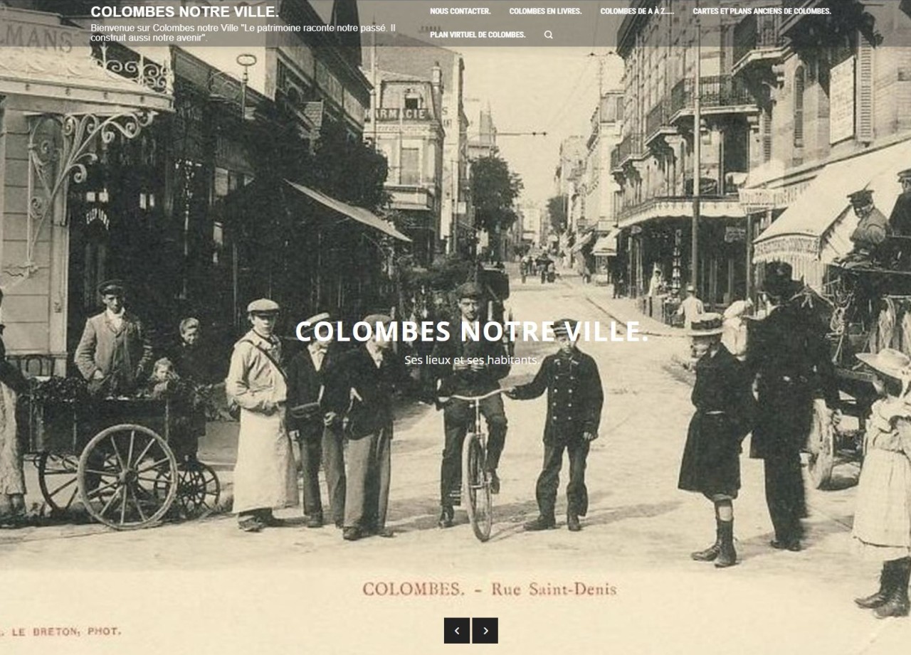 Plan de la ville de Colombes en 1900. | Colombes notre Ville.
